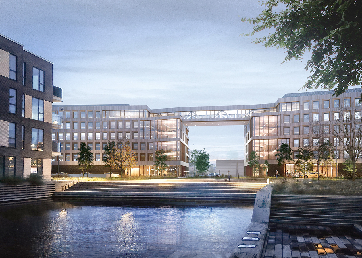 PensionDanmark og NCC bygger nyt kontorhus på Marmormolen i København ...